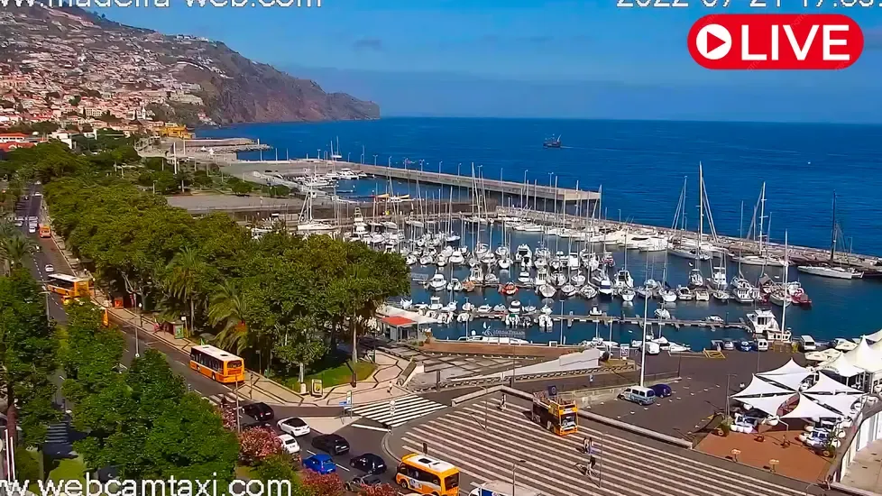Live Webcam Funchal Marina, Madeira