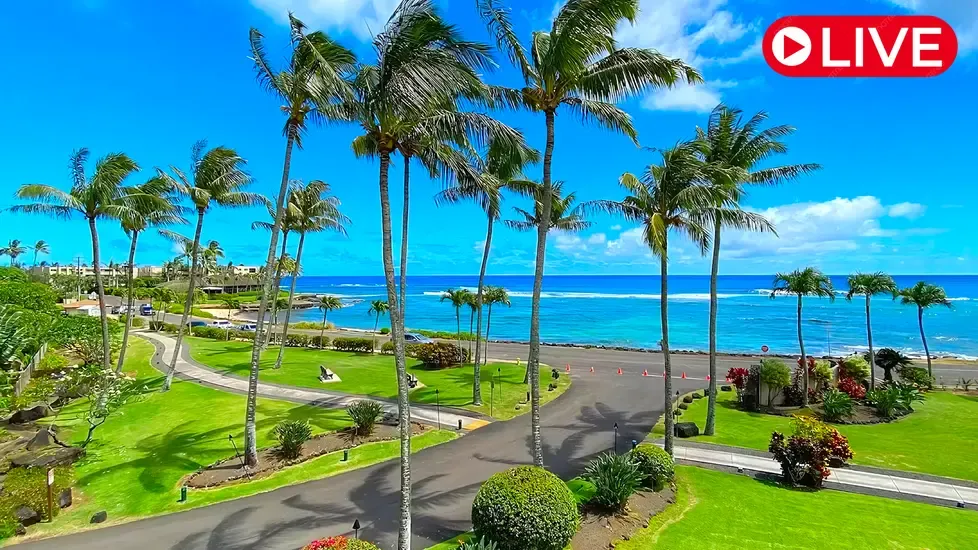 Live Webcam Lawai Beach Resort, Hawaii
