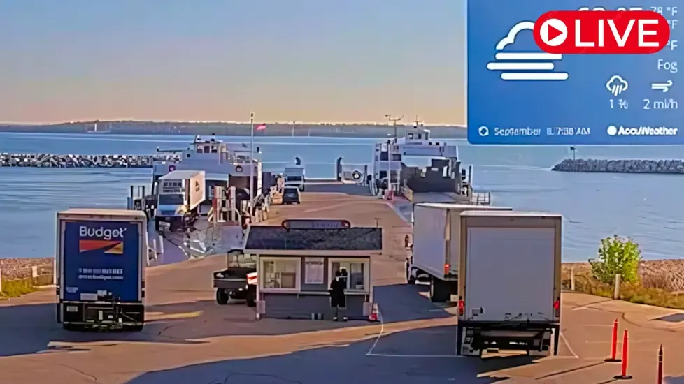 Live Webcam Northport Pier Ferry Dock, Wisconsin