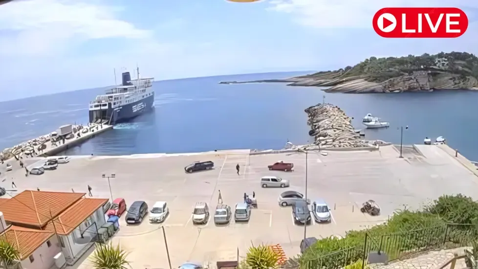 Live Webcam Patitiri Port, Greece