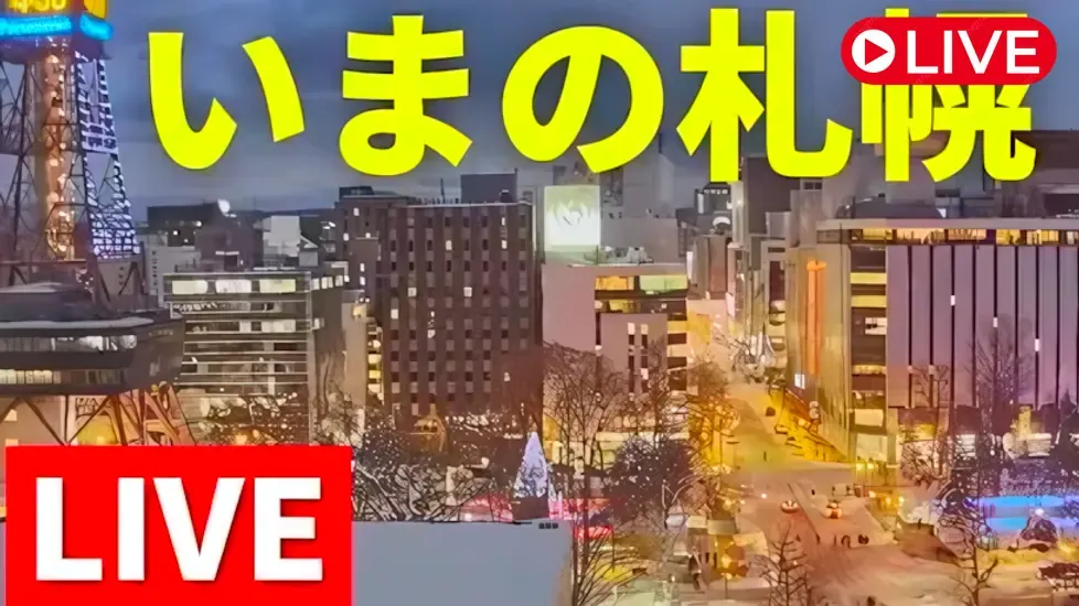 Live Webcam Sapporo Cityscape, Hokkaido