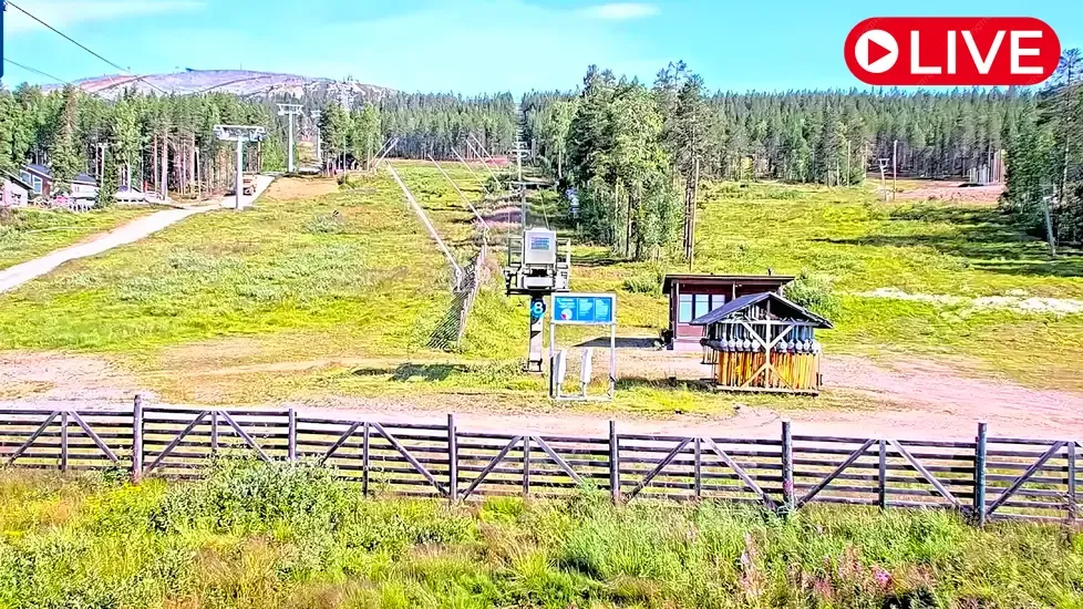 Live Webcam Ski slope, Levi Ski Resort