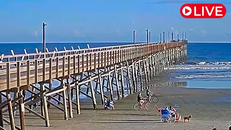 Live Webcam Sunset Beach Pier, North Carolina