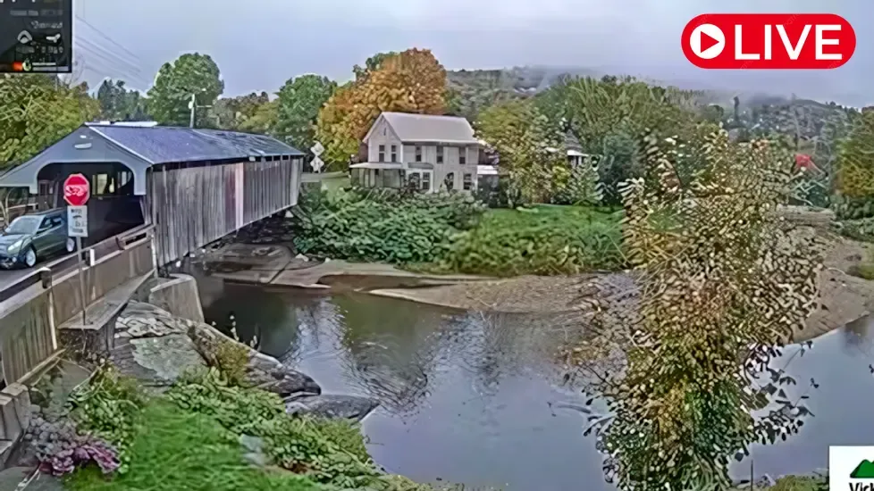 Live Webcam Waitsfield Covered Bridge